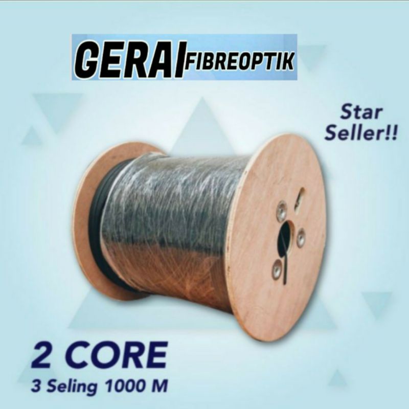 Jual FTTH Drop Wire 2 Core 3 Seling Drop Cable For Network ISP Use ...