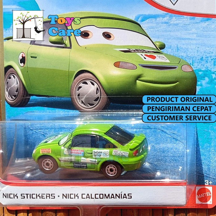 Jual MATTEL skala 55 CARS NICK STICKERS - LIGHTNING McQUEEN MATER ...