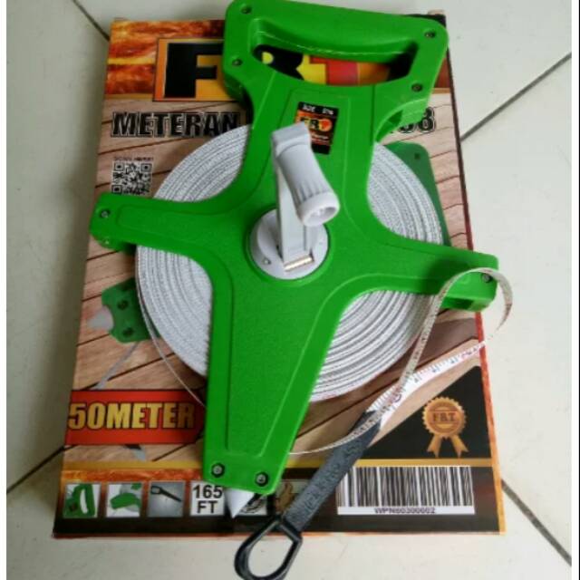 Jual Meteran tancap 50 meter meteran tanah alat ukur bangunan 50m ...