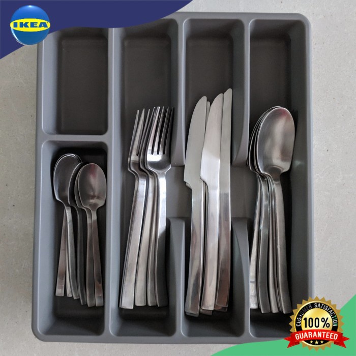 Jual Rak Drawer Tempat penyekat penyimpanan peralatan makan sendok ...