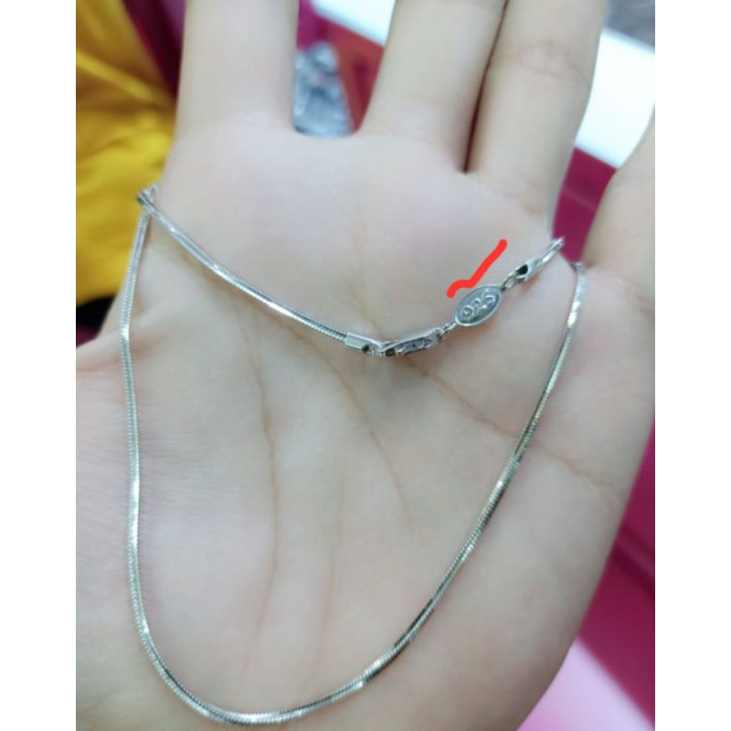 Jual KALUNG FLEXI DEWASA PERAK 925 LAPIS MAS PUTIH | Shopee Indonesia