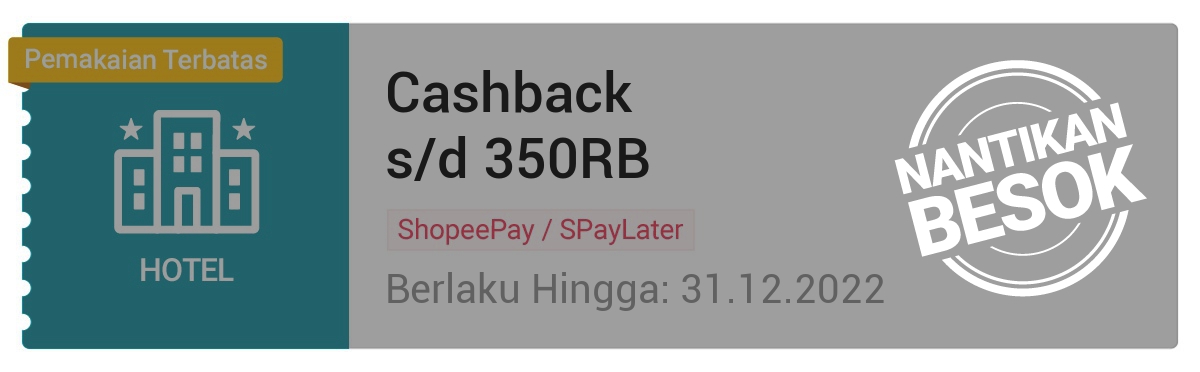 Pesan Hotel di Shopee