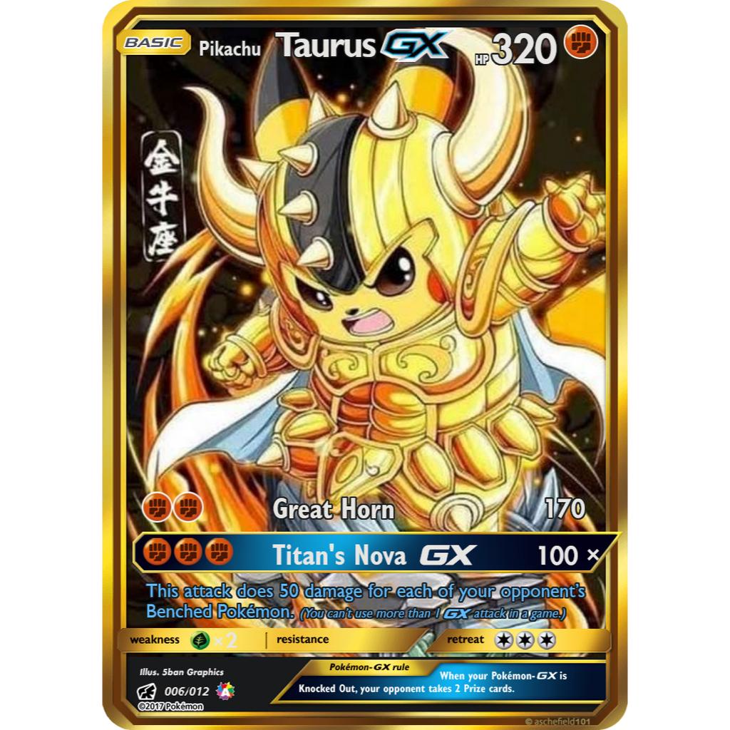 Jual KARTU POKEMON TCG HOLOGRAM SPECIAL PIKACHU SAINT SEIYA - GOLD ...