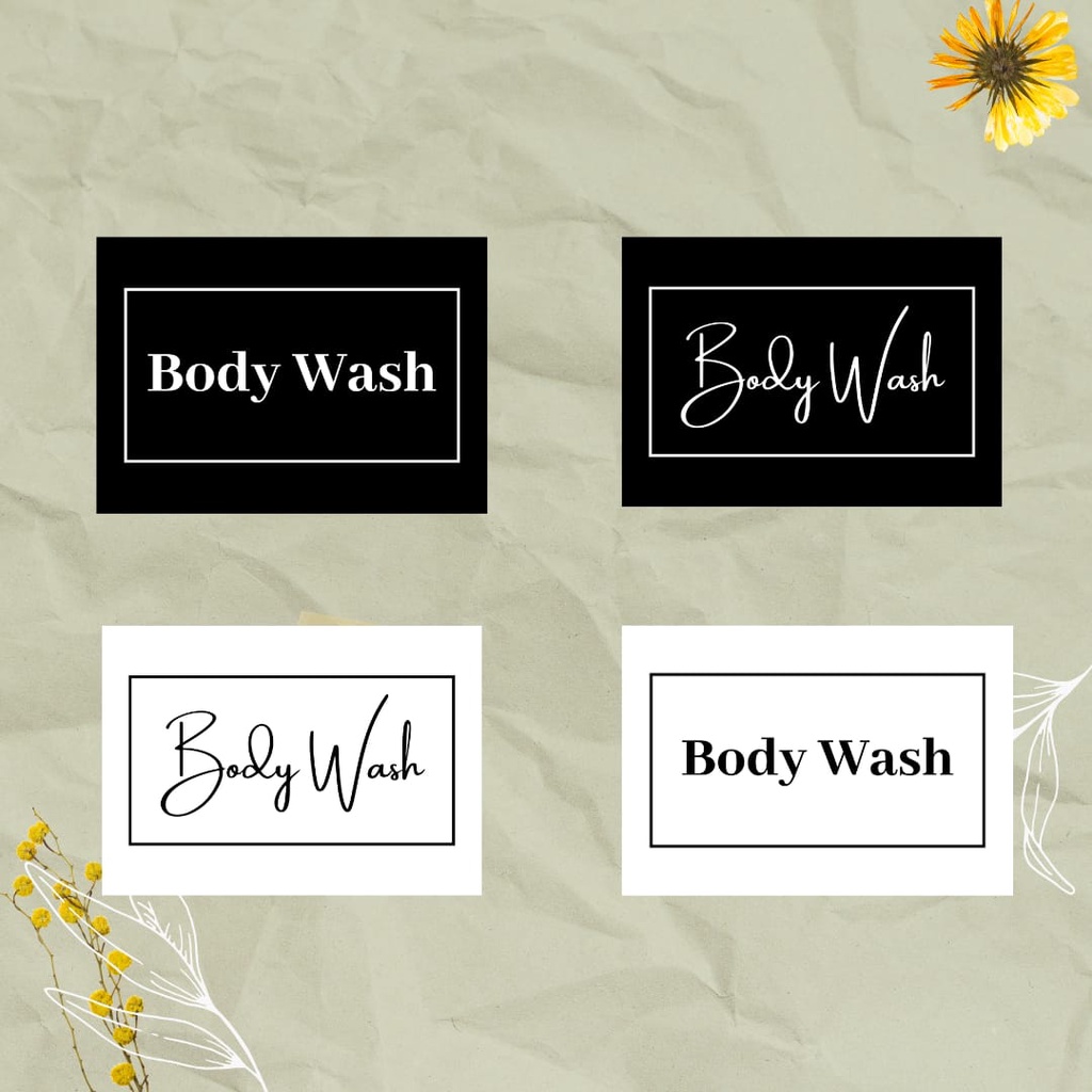 Jual Sticker Transparan Label Botol Sabun (isi 100 pcs) / Alat ...