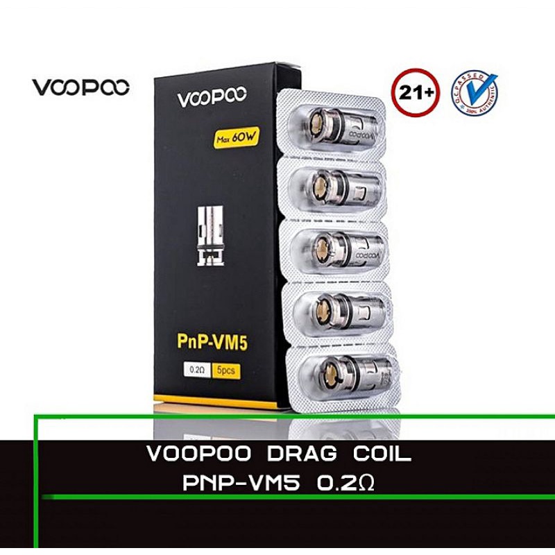 Jual Koil Voopoo drag x/drag s/argus pro 0.2 ohm vm5 Original Harga ...