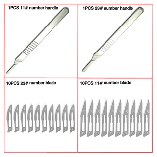 Jual Pisau Bedah no 11 23 / Mata Gagang Surgical Blade Operasi | Shopee ...