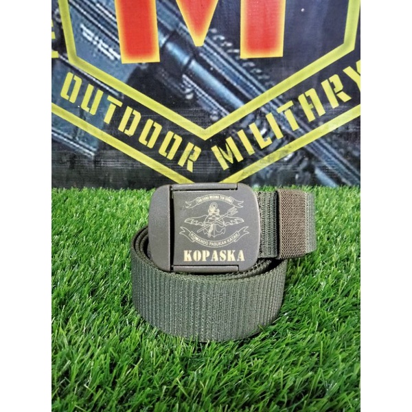 Jual GESPER IKAT PINGGANG LOGO KOPASKA HIJAU. | Shopee Indonesia