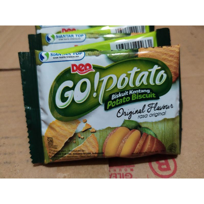 Jual GO POTATO RENCENG - BISCUIT KENTANG ORIGINAL FLAVOUR | Shopee ...