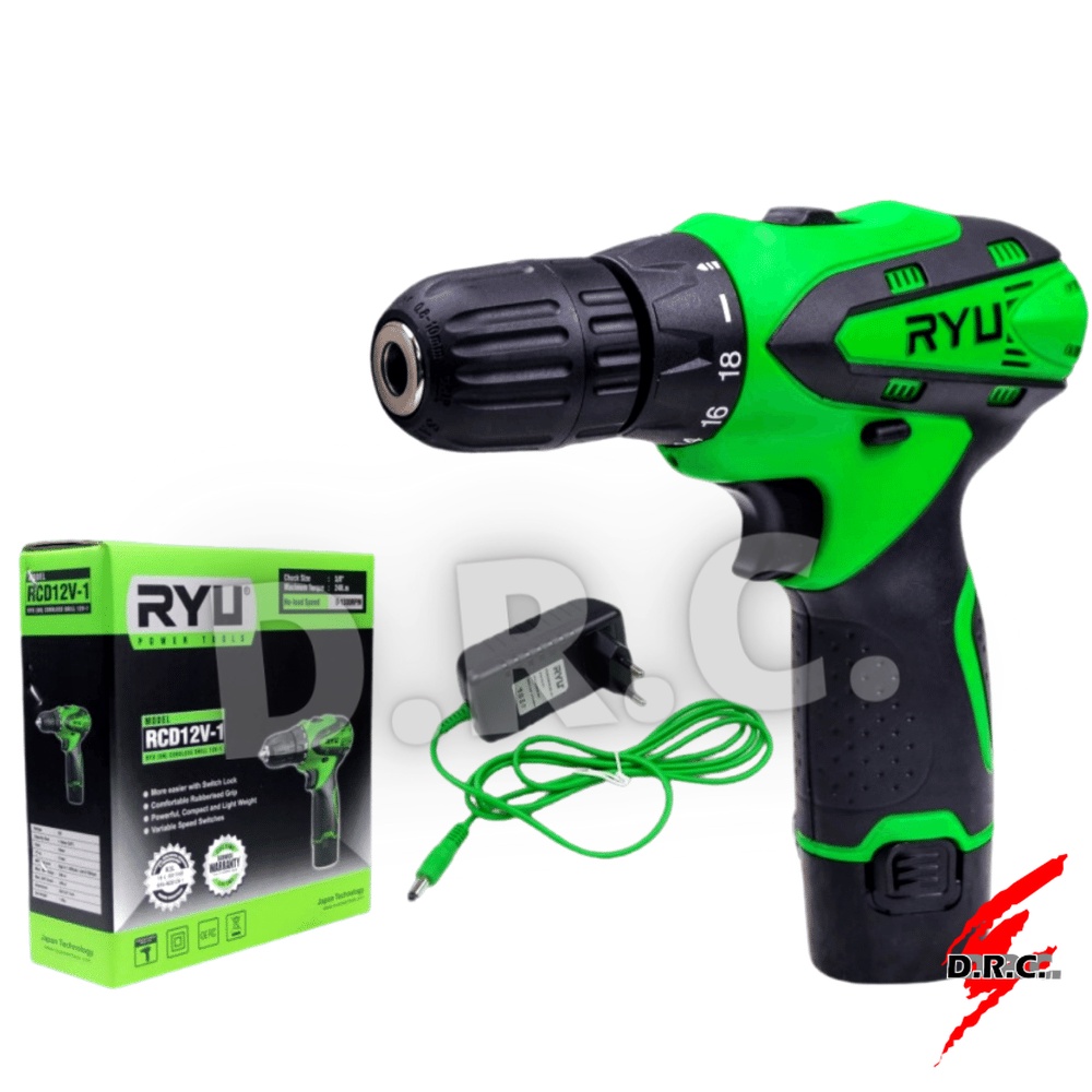 Jual RYU Bor cas RCD 12V-1 cordless drill 12V-1 | Shopee Indonesia