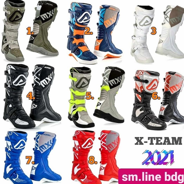Jual biker-sepatu- sepatu boot cross acerbis xteam -sepatu-biker ...