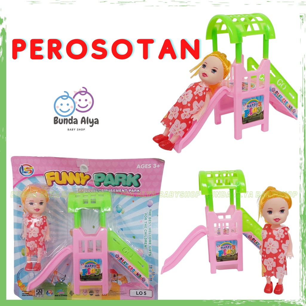 Jual Mainan Boneka Mini Anak Lengkap Dengan Wahana Permainannya Ada ...
