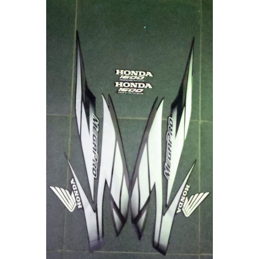 Jual STRIPING LIST BODY MOTOR HONDA MEGAPRO MEGA PRO PRIMUS 2007 MERAH ...