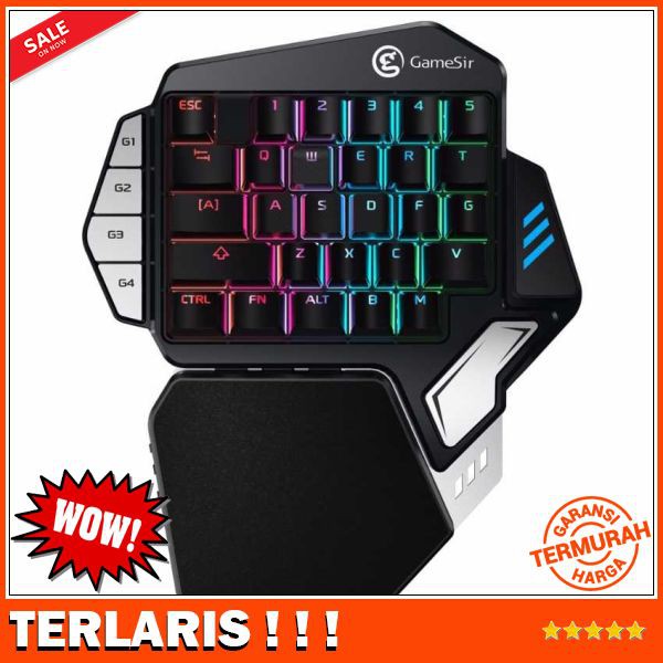 Jual GAMESIR Z1 SINGLE HAND BLUETOOTH MECHANICAL GAMING KEYBOARD RGB ...
