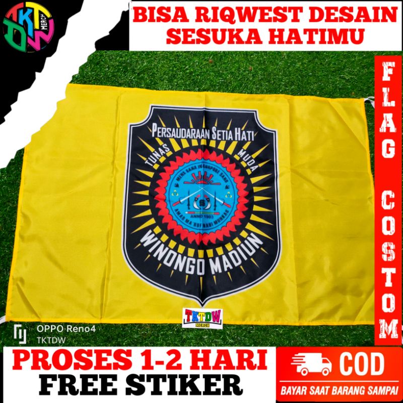 Jual BENDERA PSHW MURAH READY STOK BANYAK SIAP KIRIM (LOGO PAKEM) NEW ...