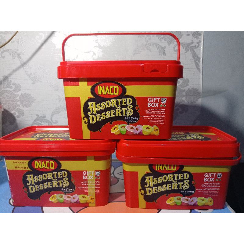 Jual Inaco Assorted Desserts Gift Box 40's | Shopee Indonesia