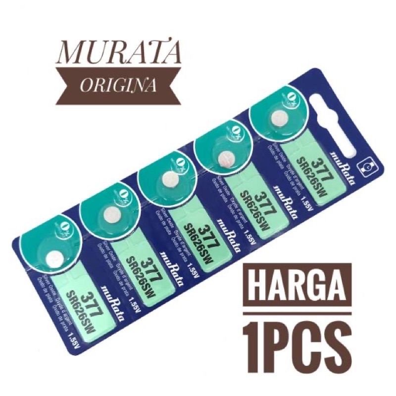 Jual BATERAI JAM MURATA 626 ORIGINAL HARGA PER 1 BIJI | Shopee Indonesia