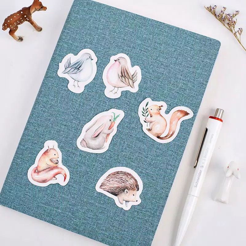 Jual Sticker Hewan Lucu - Sticker Cute baby animal - scrapbook Diary ...