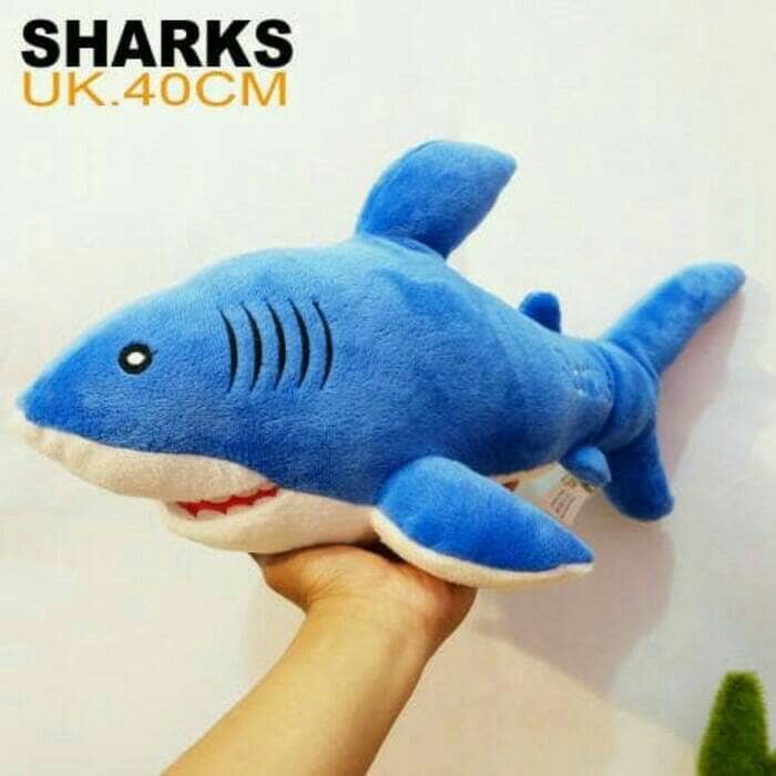 Jual BONEKA HIU SHARK 17 INCH IMPORT 40 CM MEDIUM | Shopee Indonesia