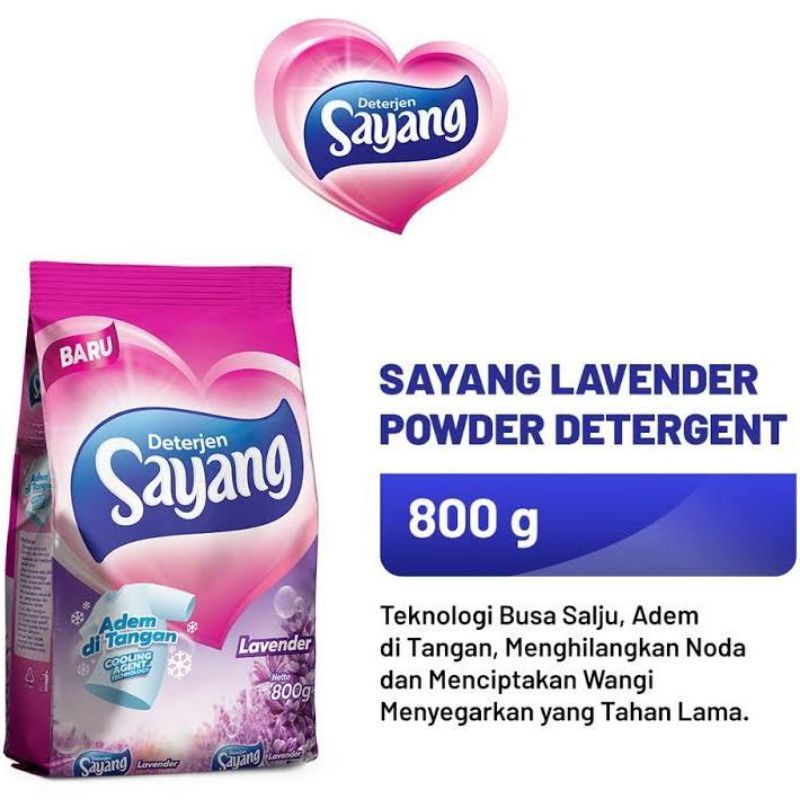 Jual Detergent Sayang 800gr / 1,8Kg | Shopee Indonesia