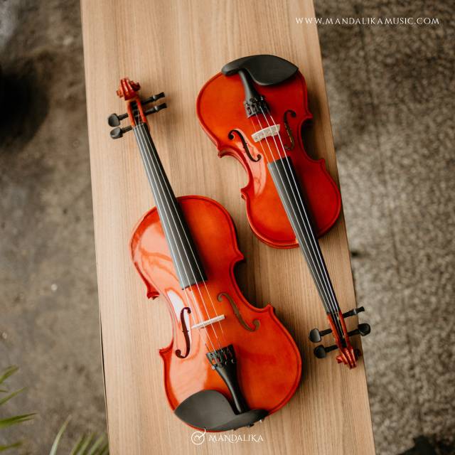 Jual Biola Akustik 1/2 Mandalika Original Full Set Hardcase Impor ...