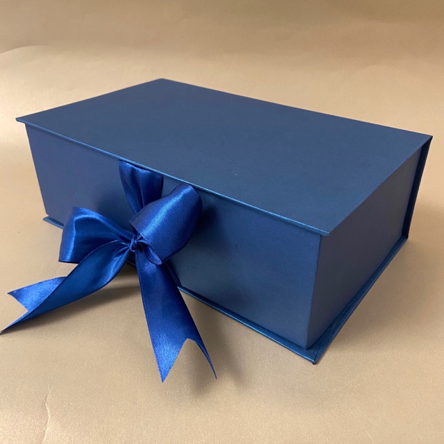 Jual Box Pita Biru / kotak kado / gift box | Shopee Indonesia