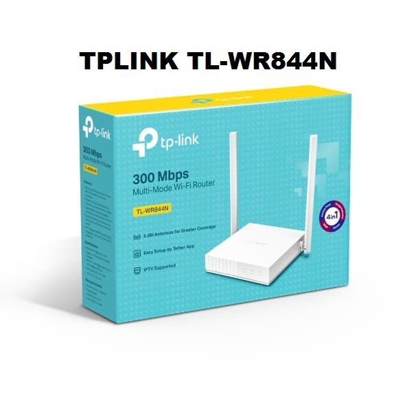 Jual TP-Link TL-WR844N 300 Mbps Multi-Mode Wi-Fi Router 844N WR844 N ...