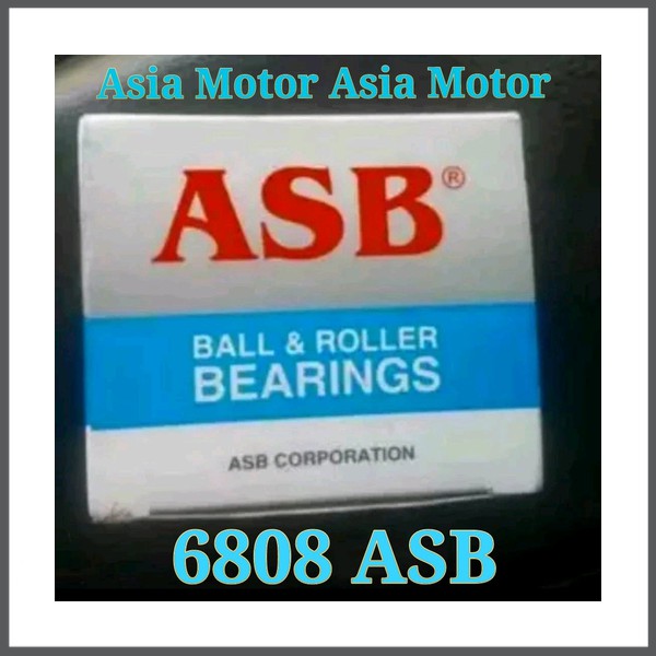 Jual Ball Bearing 6808 ASB Ukuran 40x52x7 mm Bering Laker Laher 6808 ...