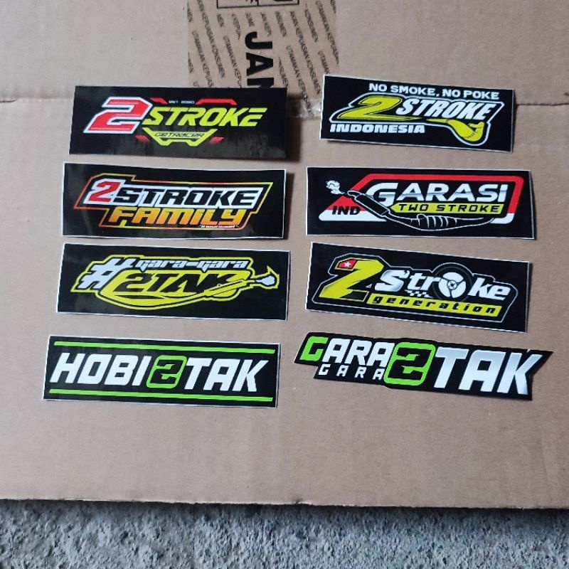Jual stiker two stroke - stiker racing 2 tak - stiker 2 tak - stiker ...