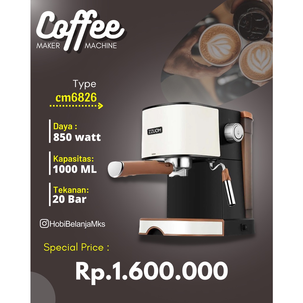 Jual Mesin Kopi Zzuom Klasik 20 bar Untuk Rumahan | Shopee Indonesia