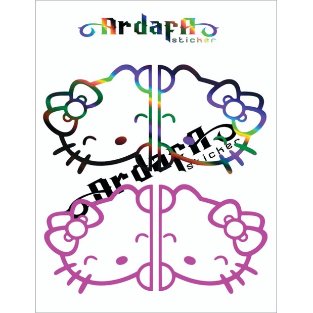 Jual Sticker motor mobil hello Kitty cutting | Shopee Indonesia