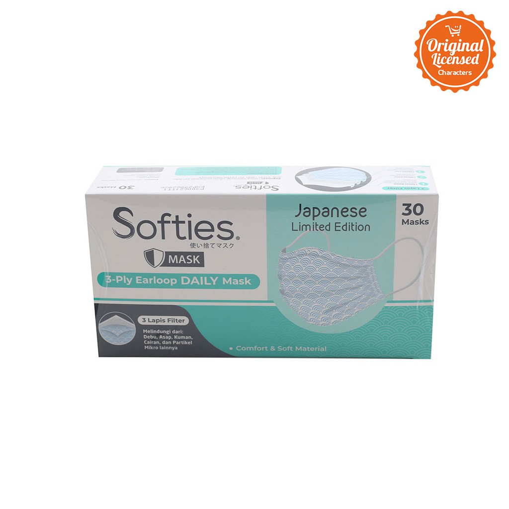 Jual Softies Daily Mask 30pcs (Motif Japan) | Shopee Indonesia