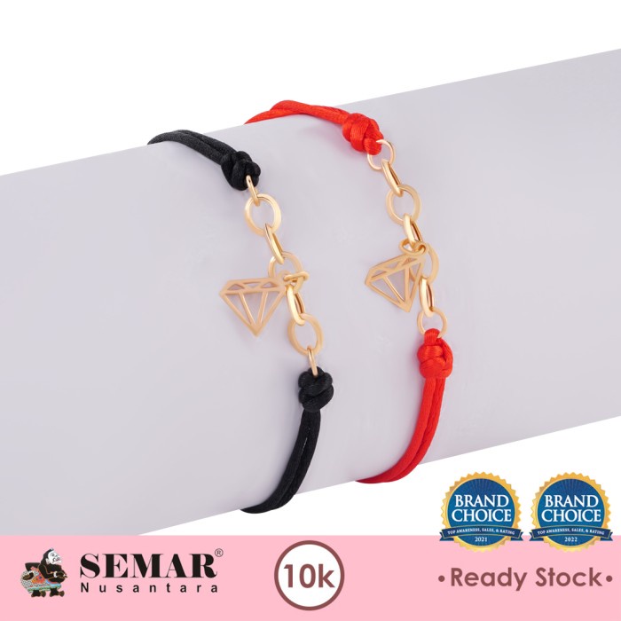 Jual Gelang Tali Emas Arabella Gold 10K Semar Nusantara | Shopee Indonesia