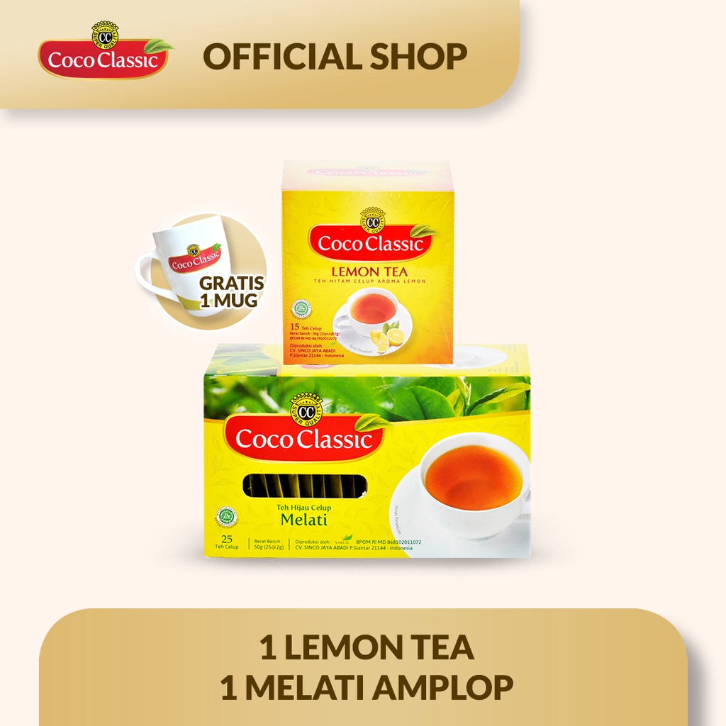 Jual Teh Coco Classic Promo Bundling 1 Box Lemon Tea, 1 Box Jasmine Tea ...