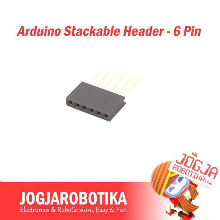 Jual Pin Header Female 6p 8p 10p 10mm Long Stackable For Arduino Uno ...
