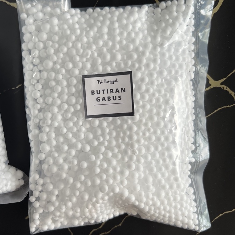 Jual Butir Gabus Berat 5 Gram Styrofoam Sterofom Putih Pelindung Isi ...