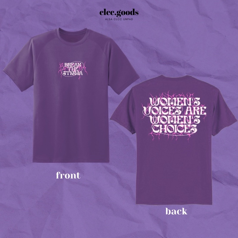 Jual T-shirt Break The Stigma (Purple) | Shopee Indonesia