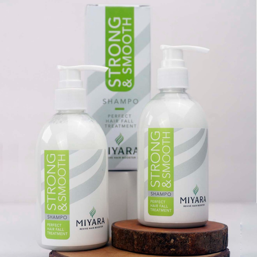 Jual Terlaris Miyara Shampoo - Strong & Smooth Shampoo - Perawatan ...