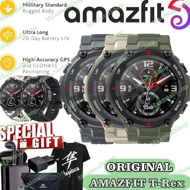 Jual Amazfit T REX Smartwatch GPS Military STD T-Rex Trex Garansi Resmi | Shopee Indonesia