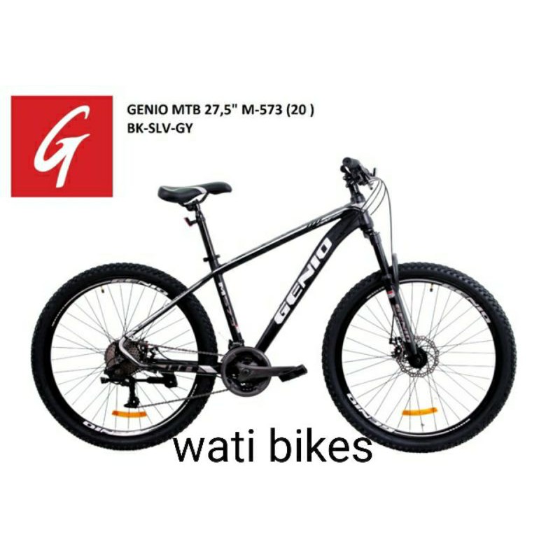 Jual SEPEDA GUNUNG SEPEDA MTB 27,5 GENIO M573 27 Speed By UNITED | Shopee Indonesia