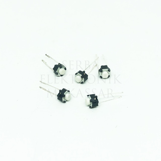 Jual Tombol Tactile Push Button Switch 6x6x5 Putih | Shopee Indonesia