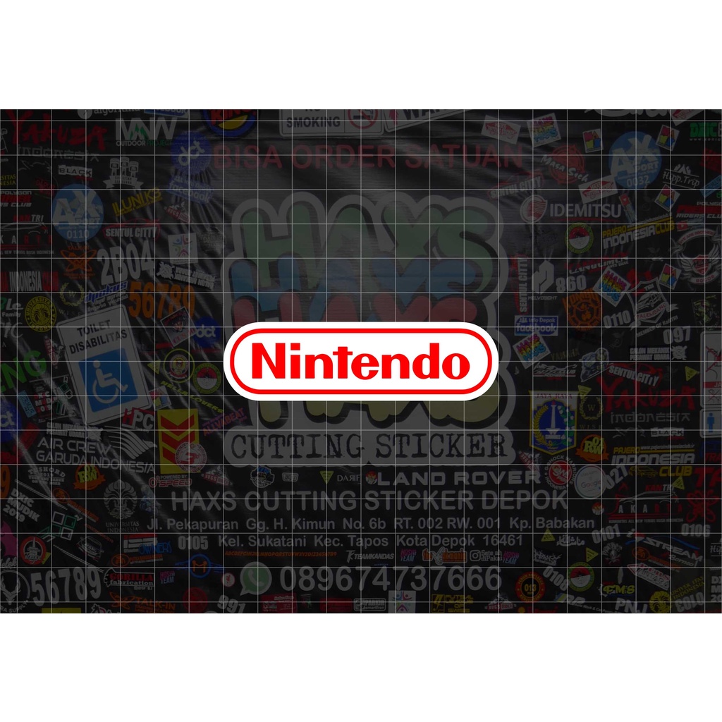 Jual Cutting Sticker Logo Nintendo Classic Untuk Mobil dan Motor ...