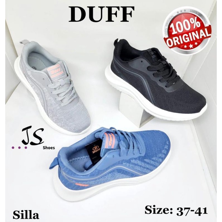 Jual DUFF SILLA - SEPATU SNEAKERS TALI WANITA DEWASA MERK DUFF | Shopee ...