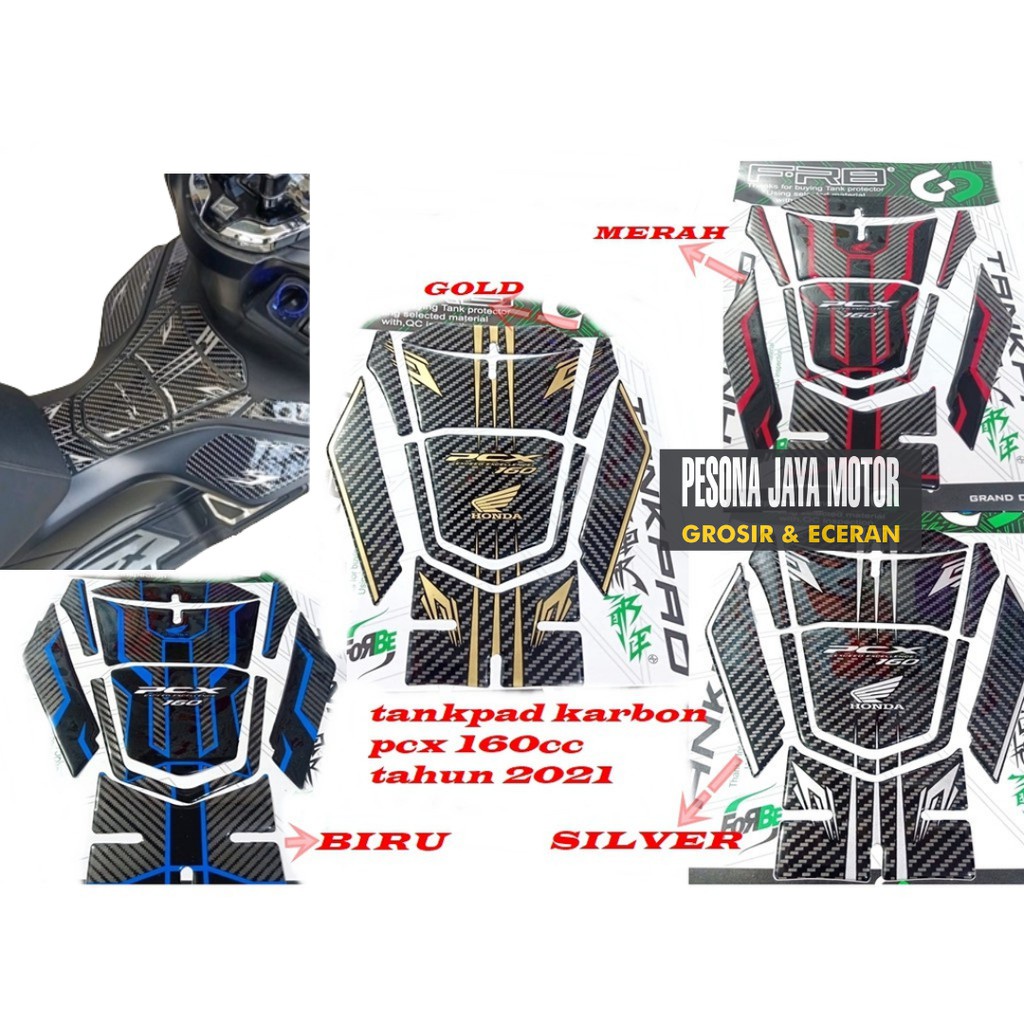 Jual Tangpad Honda Sticker Timbul Pcx 160 New Tankpad Honda Pcx 160 ...
