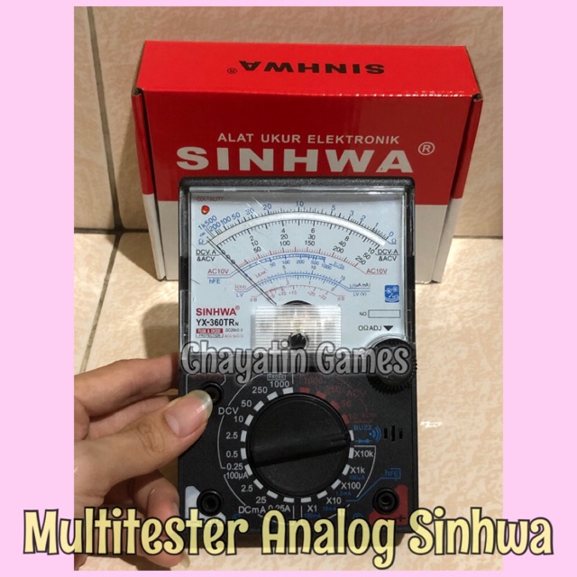 Jual Multitester Manual - Analog Type YX-360TRN SINHWA Ada Buzzer ...