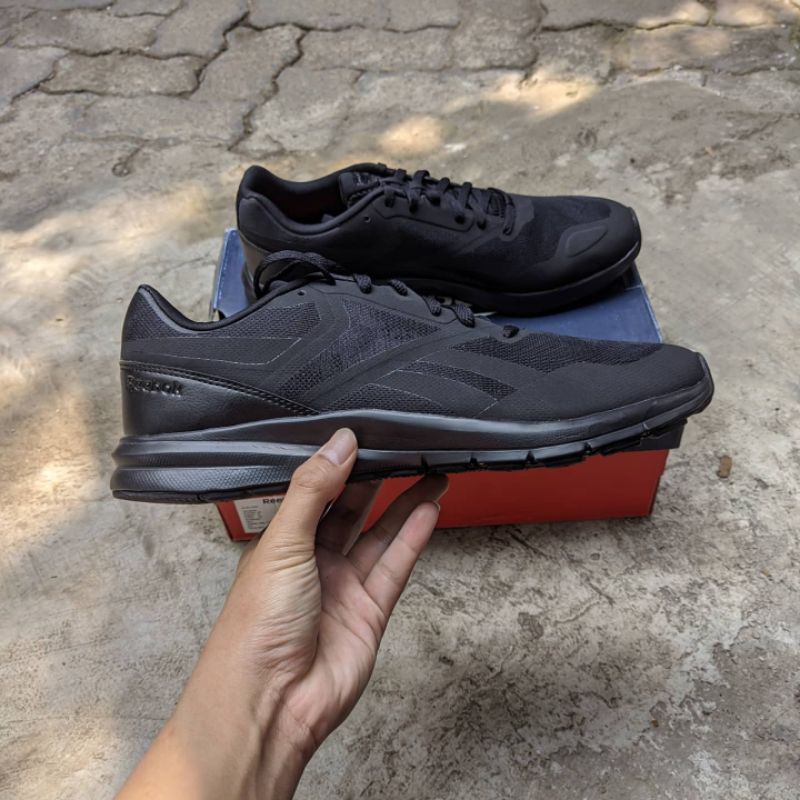 Jual Sepatu Running Reebok Runner 4.0 Fullblack | Shopee Indonesia