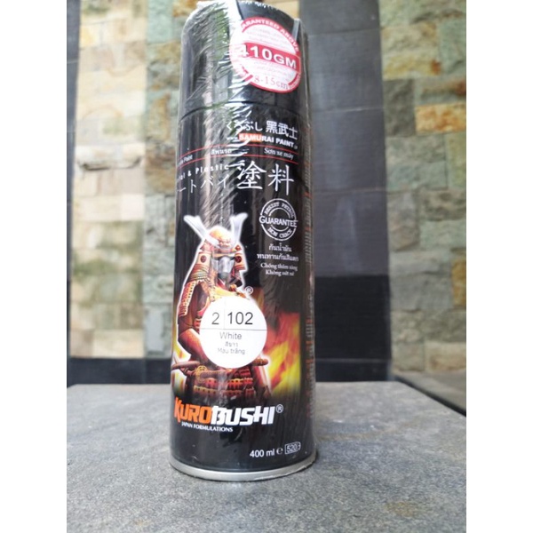 Jual Cat semprot pylok pylox Samurai Paint Standard colour #102 white ( isi 400ml & warna solid ...