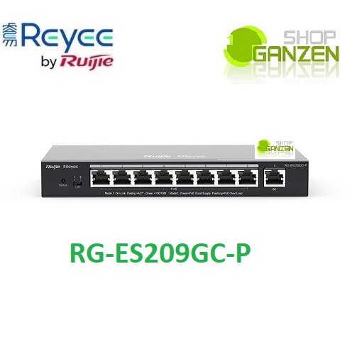 Jual Ruijie Reyee RG-ES209GC-P ,Cloud Managed 9 Port Gigabit PoE+ ...