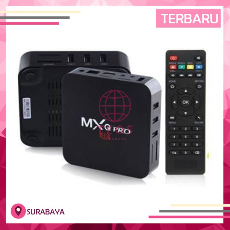 Jual Terbaik MXQ Pro 4K Android Box Smart TV 1GB RAM 8GB ROM TEOS | Shopee Indonesia