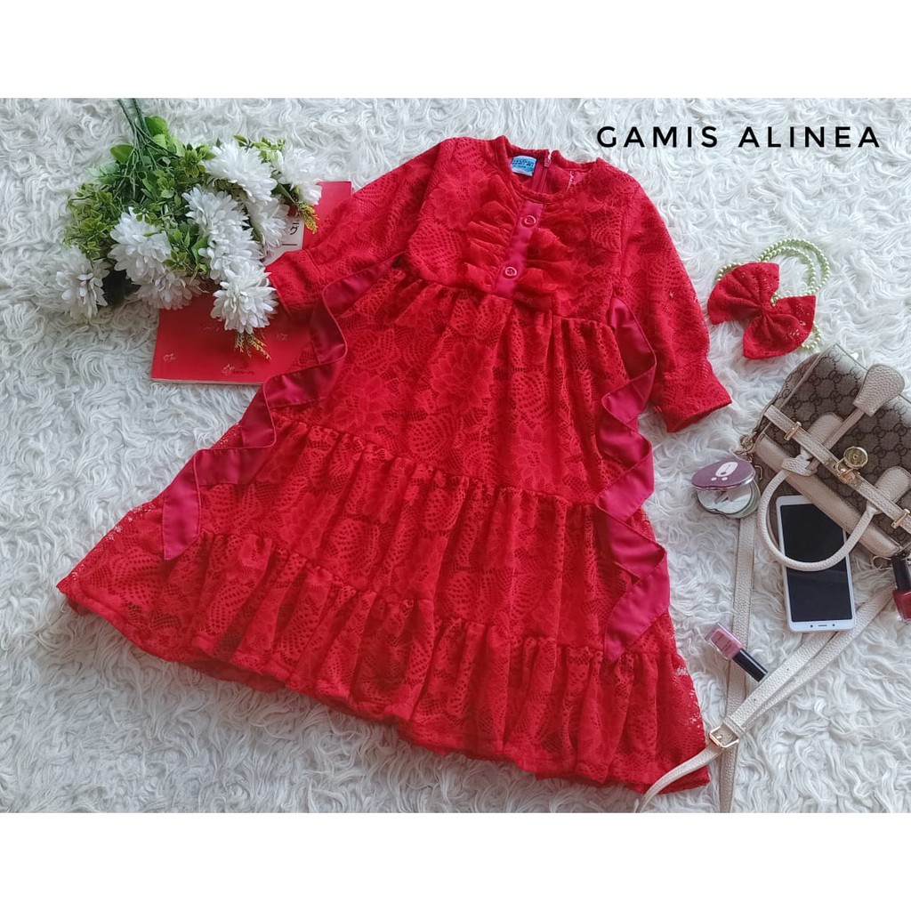Jual GAMIS ALINEA ANAK WARNA MERAH USIA 2-3 TAHUN (READYSTOCK) | Shopee ...