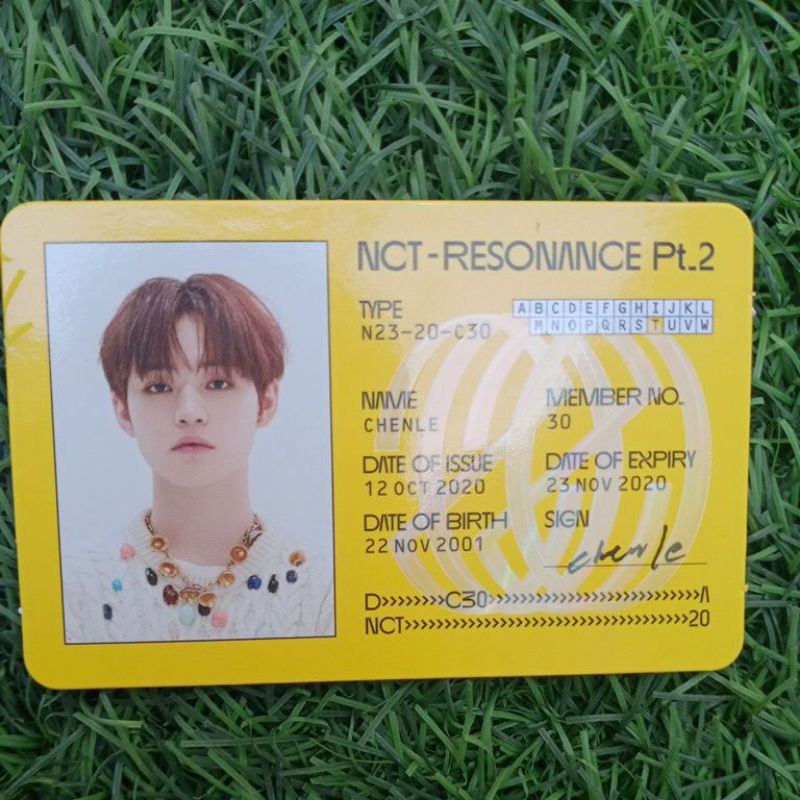 Jual WTS NCT ID CARD CHENLE (booked) | Shopee Indonesia